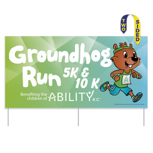 18062 Corrugated Plastic Sign Kit | 24" x 48" | 2 Sided | Full Color ...