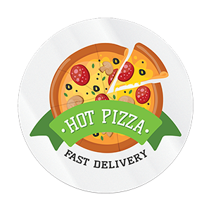 182514 Circle Sticker | 4" dia. | Clear Poly | Ultra Removable Adhesive ...