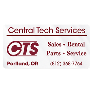 192007 Rectangle Sticker | Round Corners | 4" x 8" | Clear Poly ...