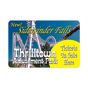 76324 Double-Sided Window Decal | Custom | Die Cut Shape | Polyester ...