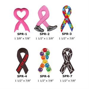 SPR Specialty Embroidered Ribbon Stickers