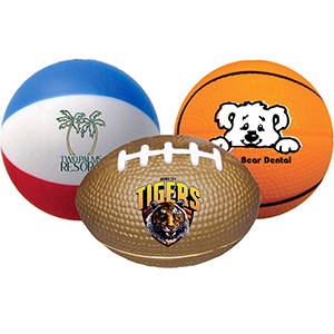 FMS-FOOTC-S Small Foam Stress Reliever Football Colors