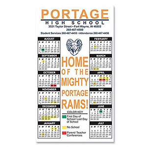 Magnet - School Calendar Rectangle - Full Color