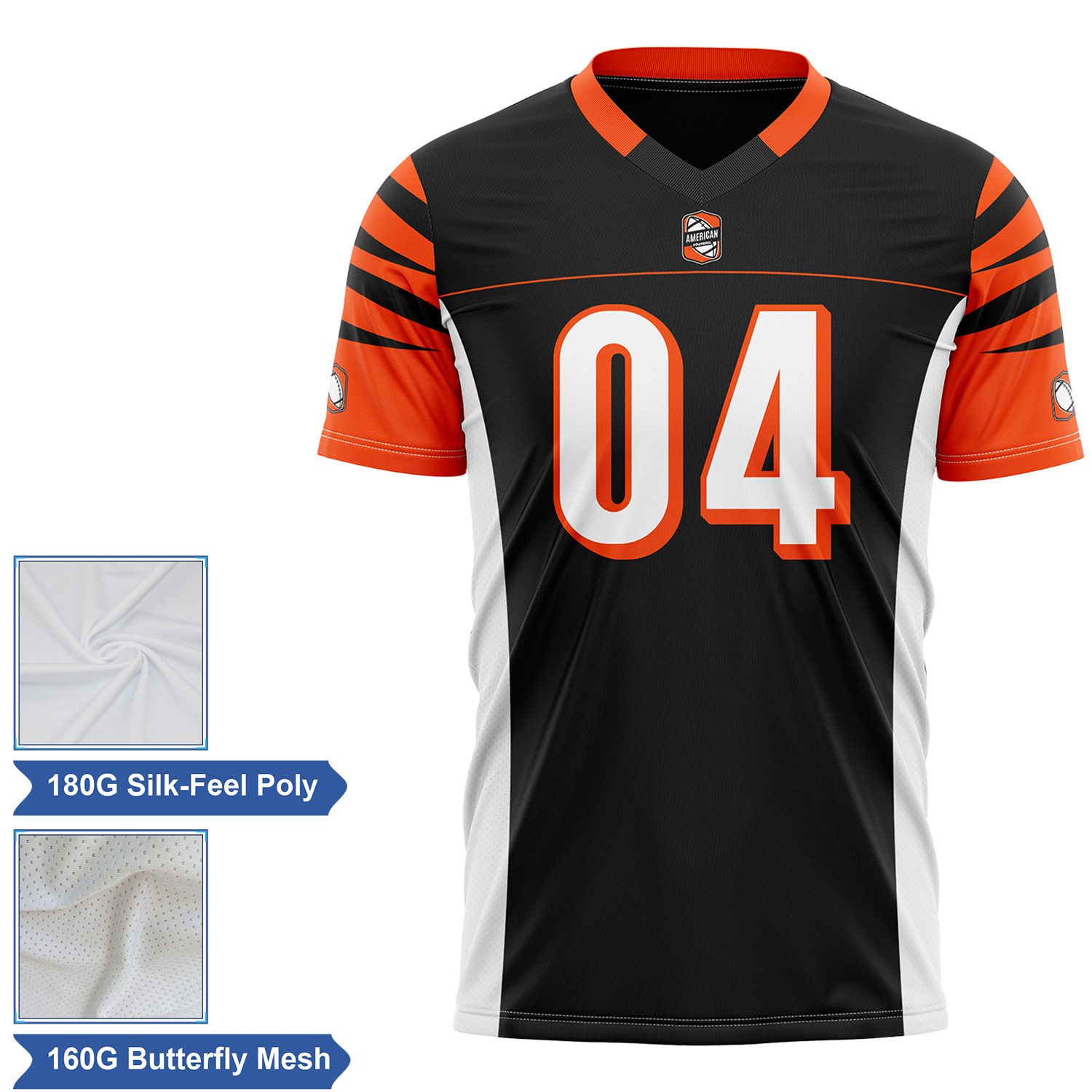 FTB-05L Men's & Kids' Sublimation Lightweight Football Fanwear Jersey w ...