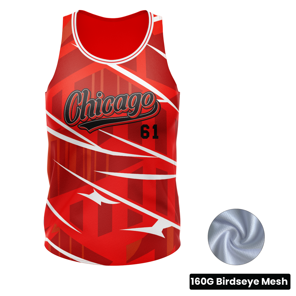 BKB-04 Women's Full Sublimation Basketball Jersey - Birdseye Mesh