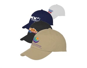 BPAP50 Solid Color Baseball Caps w/ Custom Embroidery
