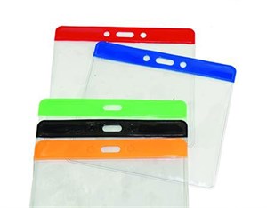CLHCC, 3"H X 4"W Custom Color Coded Badge Holder