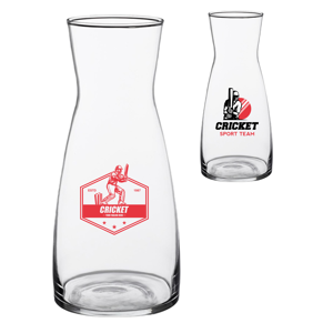 32 oz. Decanter Torino Glass w/ Classic Flared Shape And Round Rim Clear