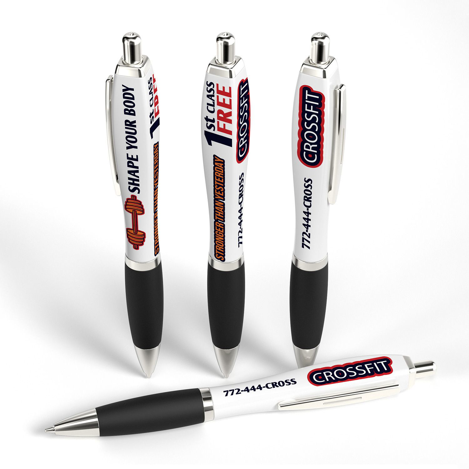 Custom Branded Click Squared Full Color Pen | GNP Branded Gear