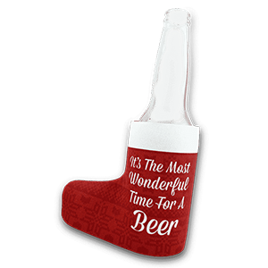 CC10350 Custom Shaped Stocking Bottle Hugger